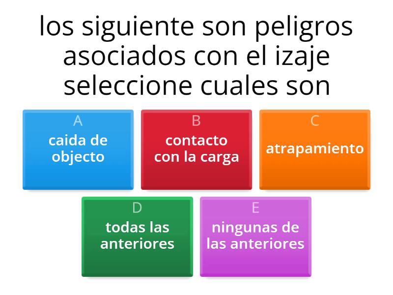 Gestion de seguridad industrial - Quiz
