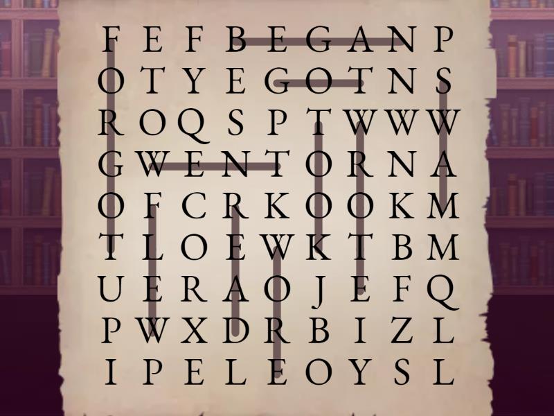 Simple past verbs Wordsearch - Sopa de letras