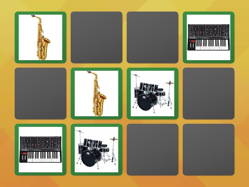 musical instruments! - Matching pairs