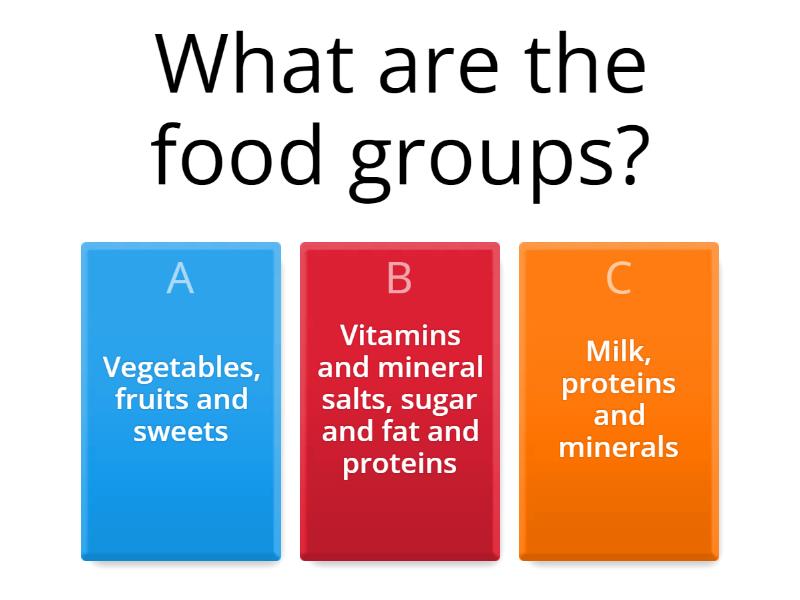 FOOD PYRAMID - Quiz