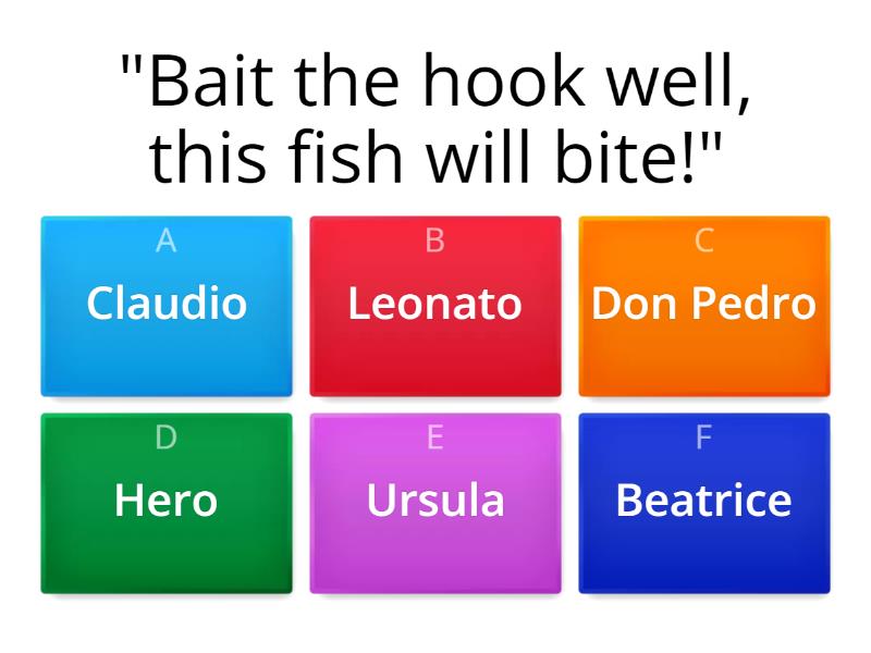 Gulling scenes - who said it? - Quiz