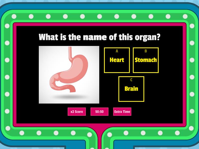 Organs quiz - Gameshow quiz