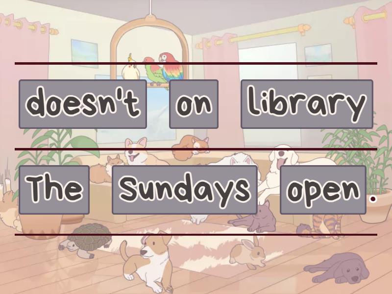 Simple present - Unjumble