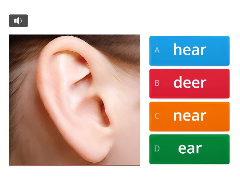 words with ear/eer/ere - Quiz