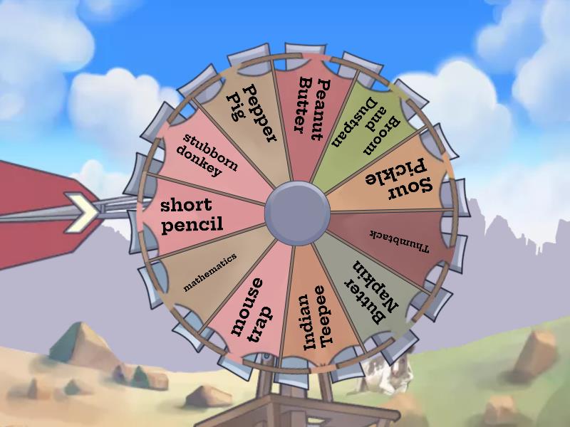 Light Articulatory contact - Spin the wheel