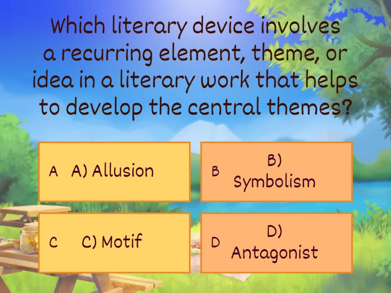 1: American Literature in English - Quiz