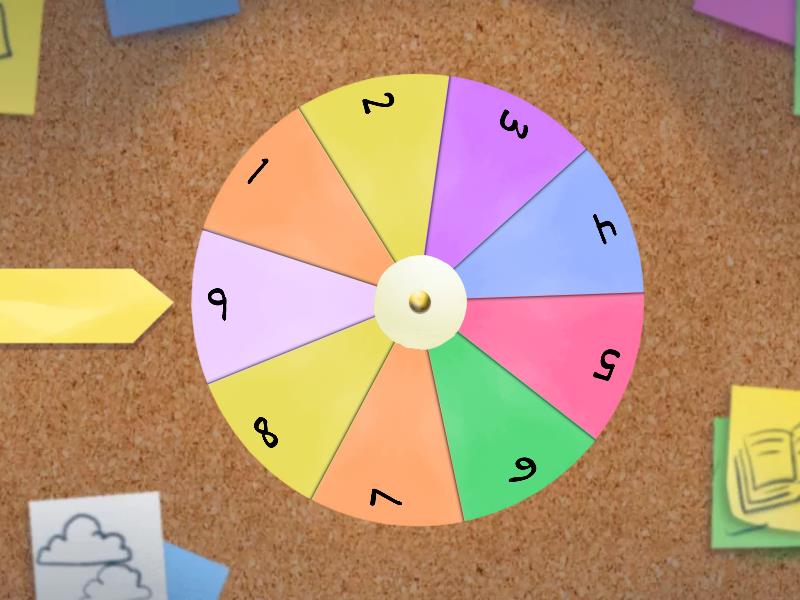 numbers - Spin the wheel