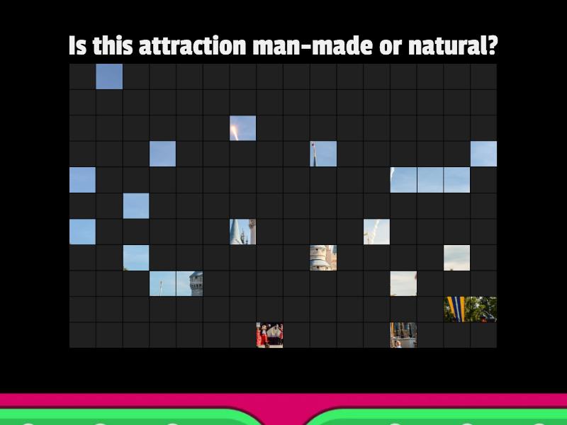 Man-made/Natural Attractions - Image quiz
