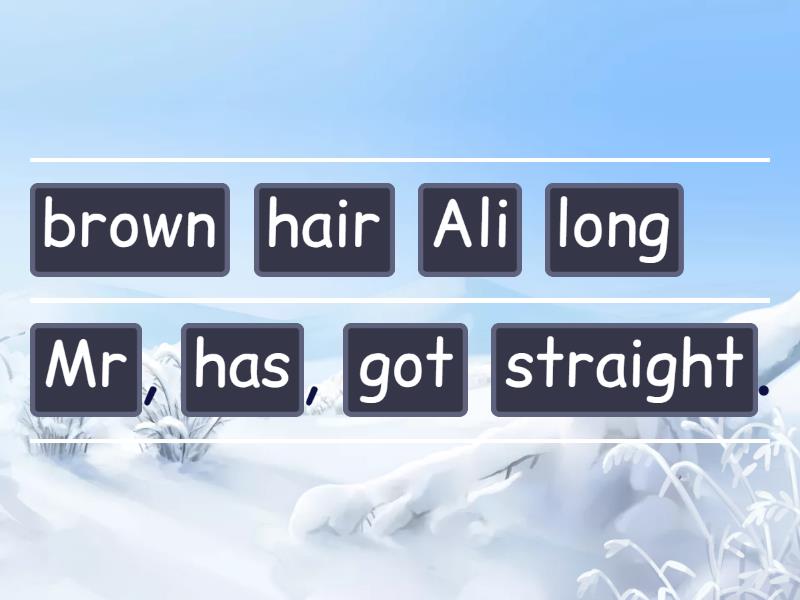 Put the sentences in the correct order. ( Welcome back ) - Reordenar