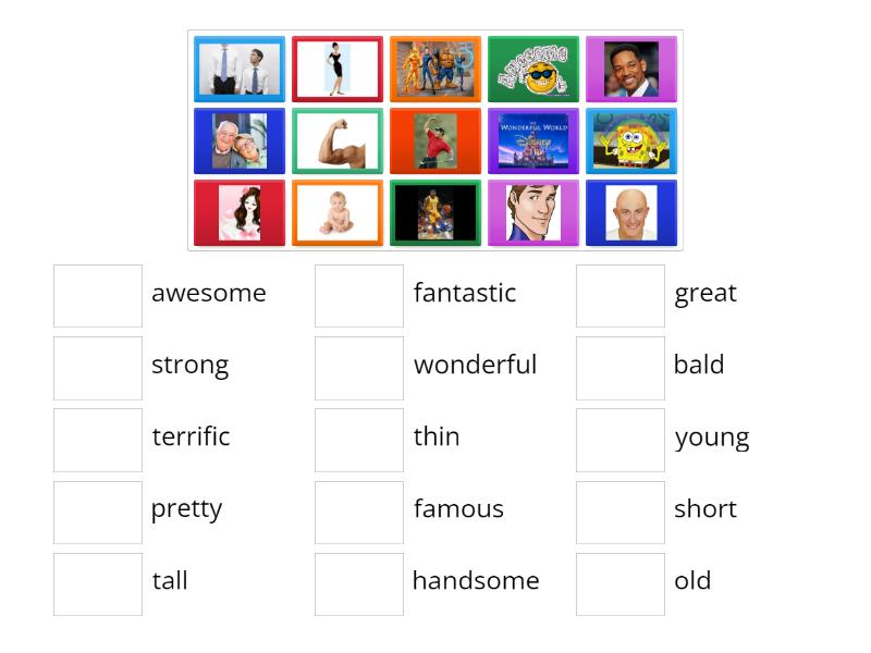 PDU4 U1 L2 Descriptive Adjectives - Match up