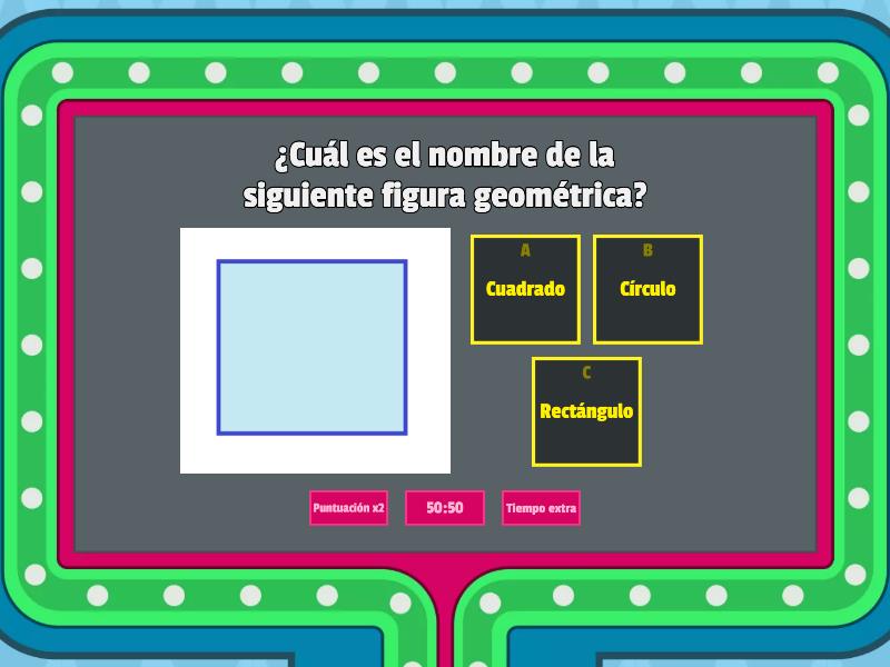 Geometría 2° Básico - Gameshow quiz