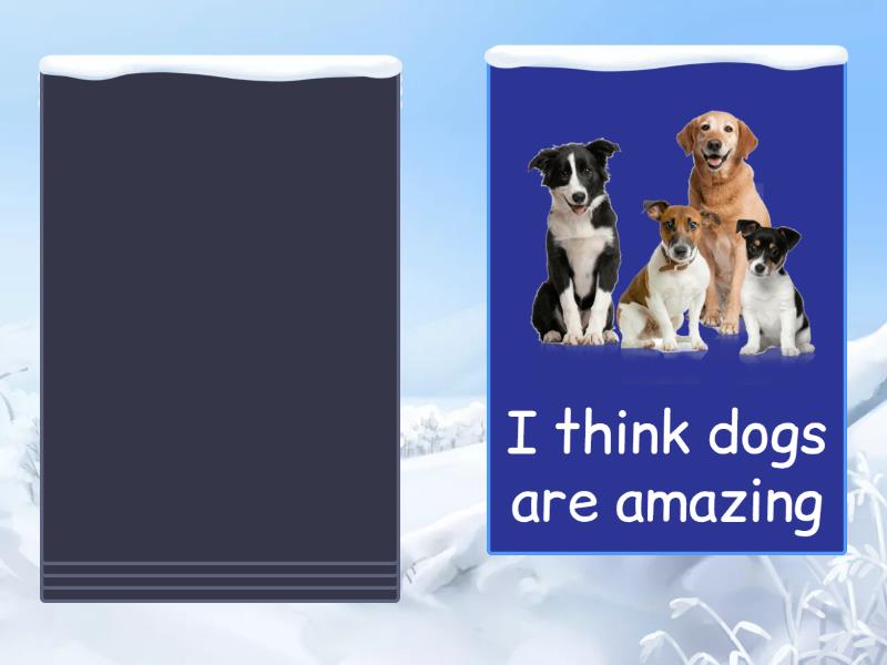 Dogs - Speaking cards