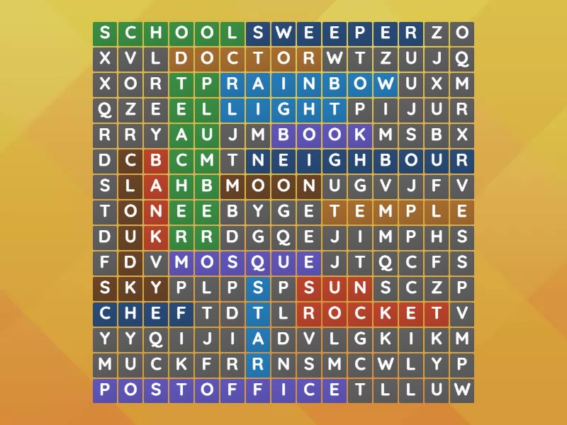 EVS - Wordsearch