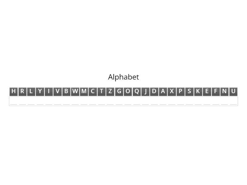 AS1_Alphabet_put in order - Anagram