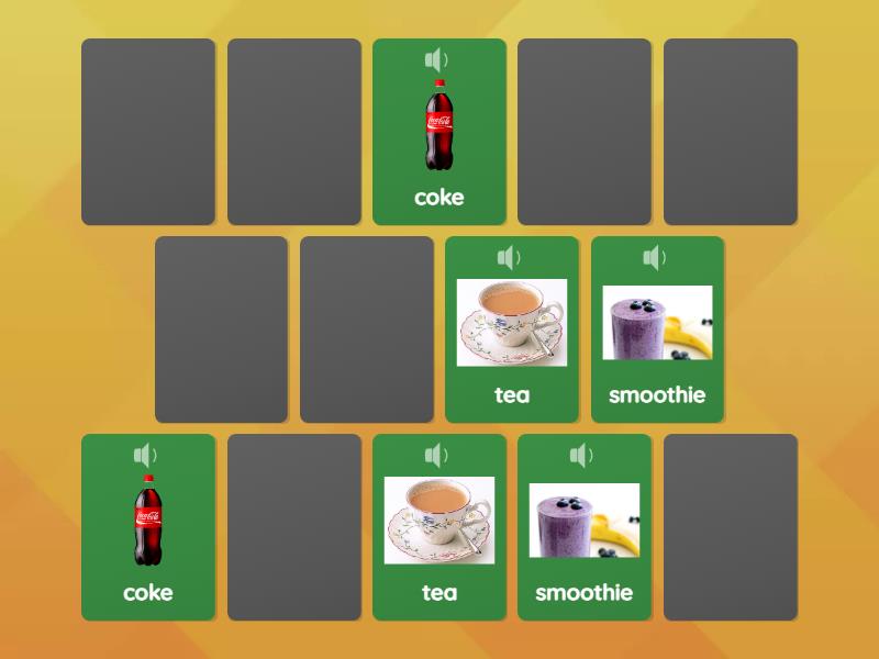 Drinks - Matching pairs