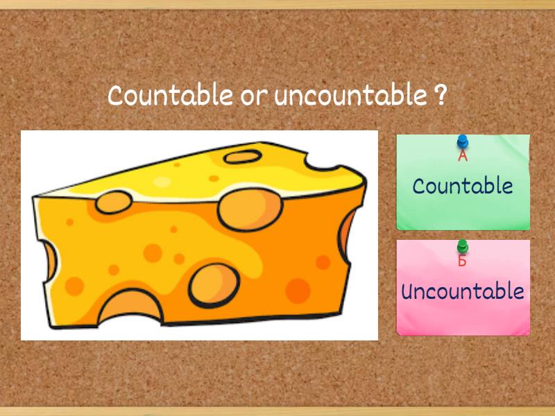countable/ uncountable - Quiz