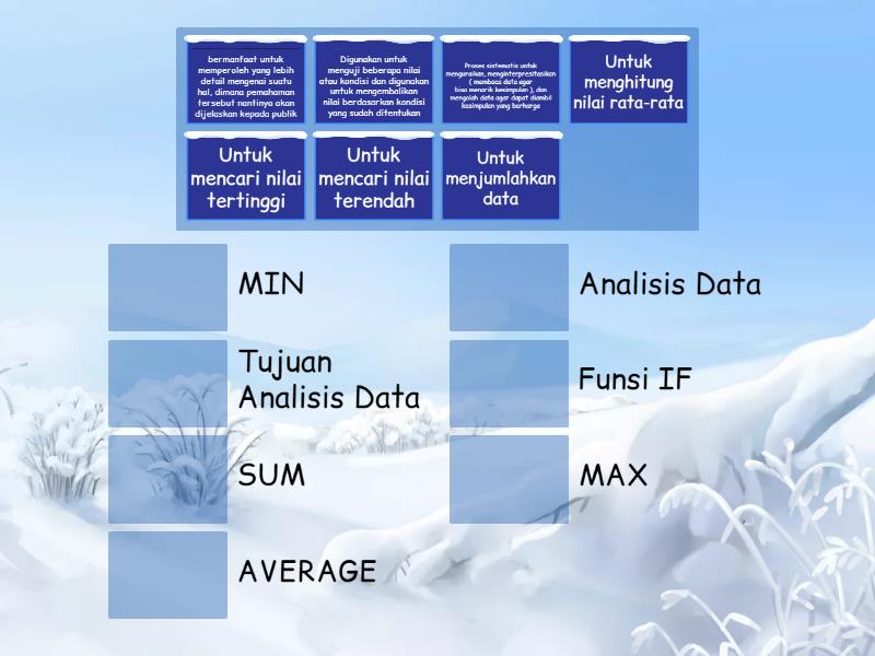 Quiz Analisis Data - Match up