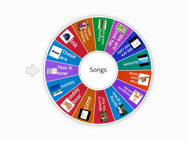 Song wheel - Rueda aleatoria