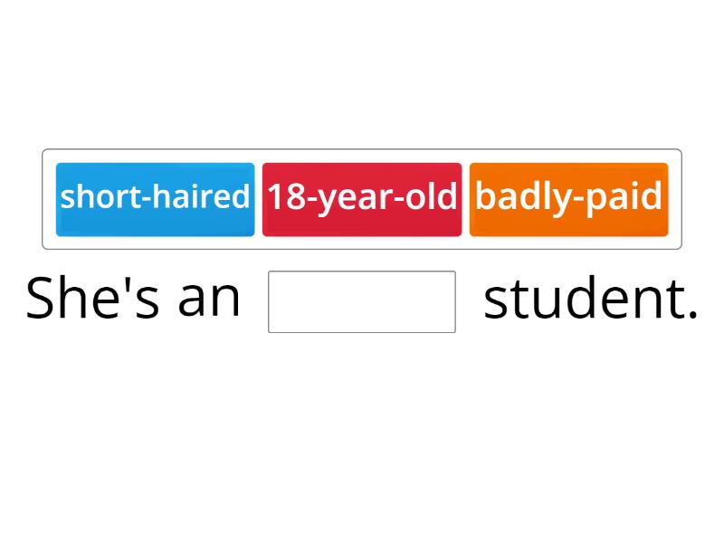 Compound adjectives - Missing word