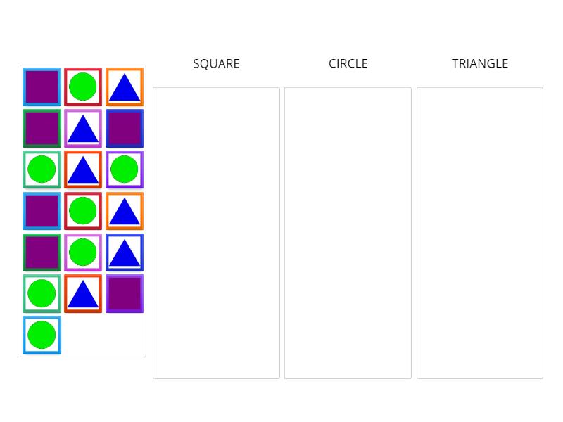 SHAPES - Categorize