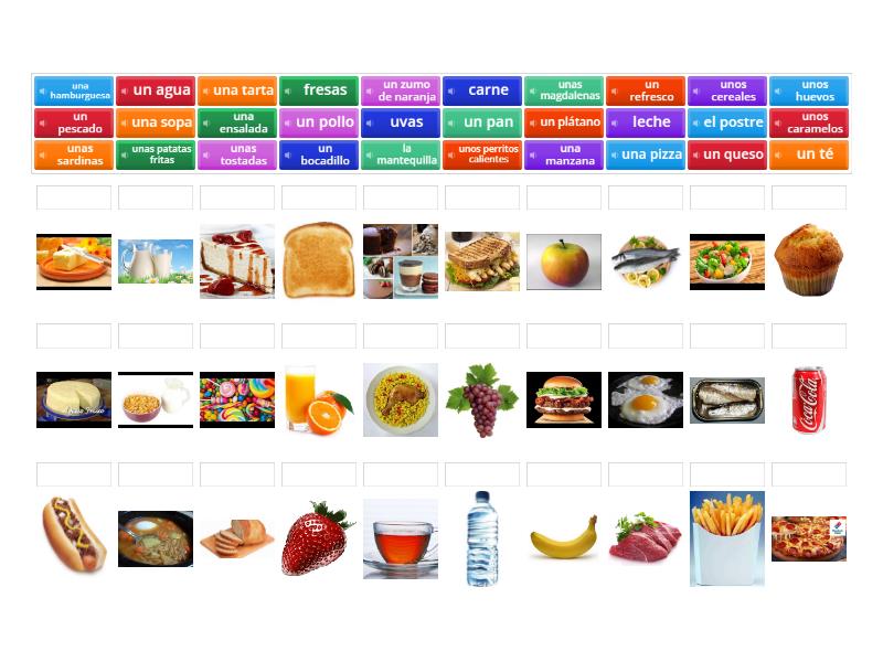 La comida 2 - Match up