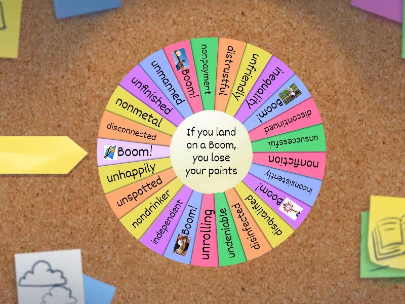 5.8 Boom! Baseball - Spin the wheel
