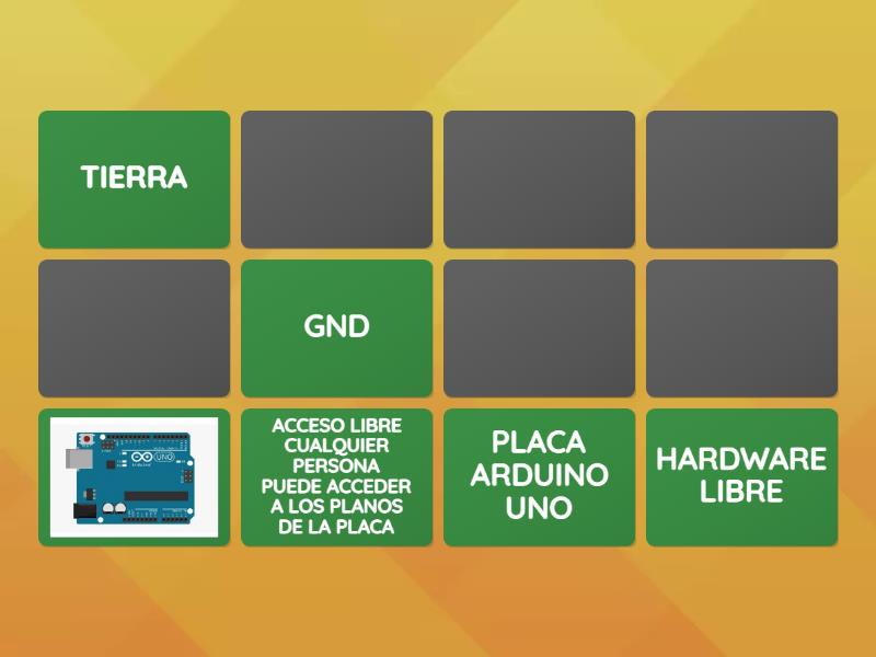 PLACA ARDUINO - Matching pairs