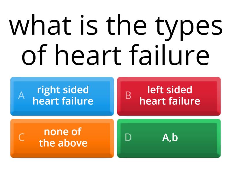 Heart failure - Quiz