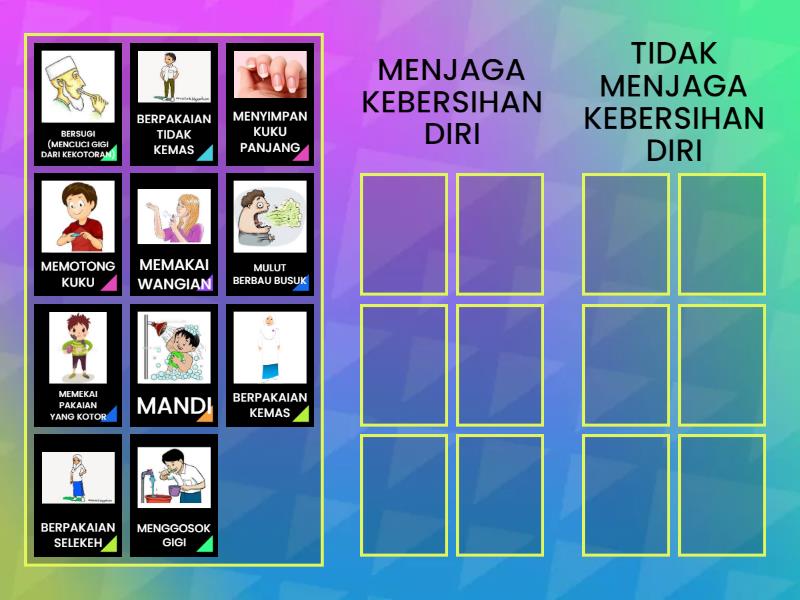 PENDIDIKAN ISLAM TAHUN 1 : BERSIH DIRI HIASI PERIBADI - Ordenar por grupo