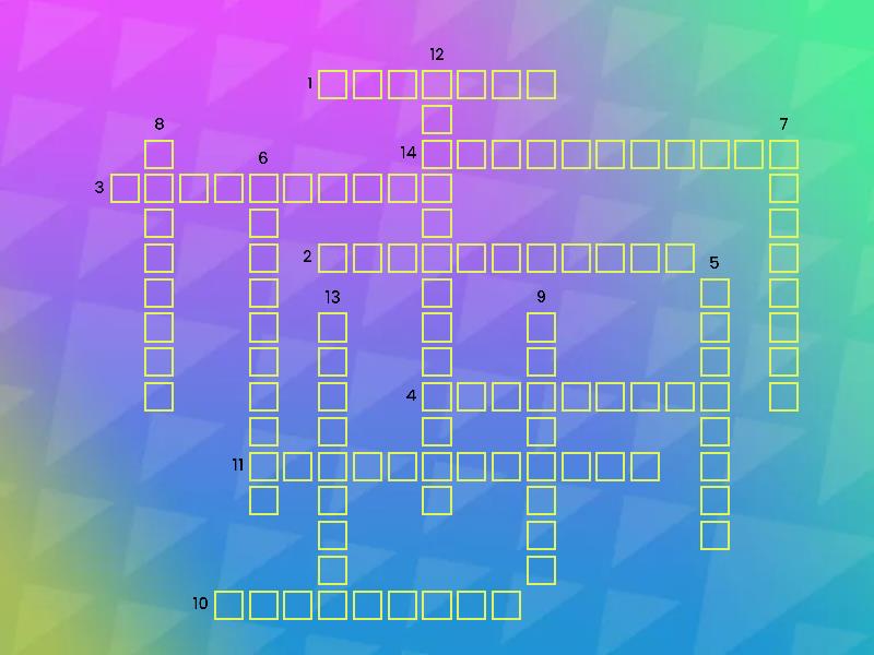 Level 7 Unit 5 lesson 1 - Crossword