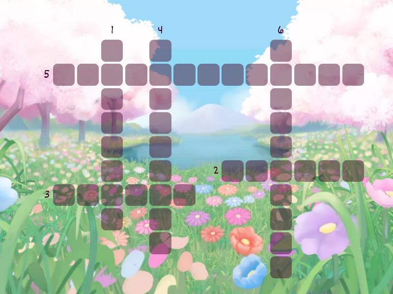 Complete the using clues. - Crossword