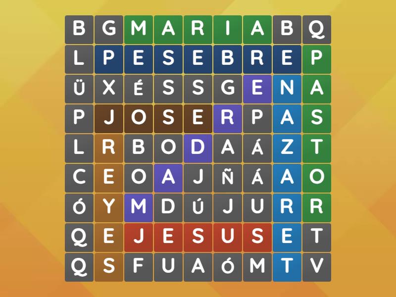 sopa de letras Maria - Wordsearch