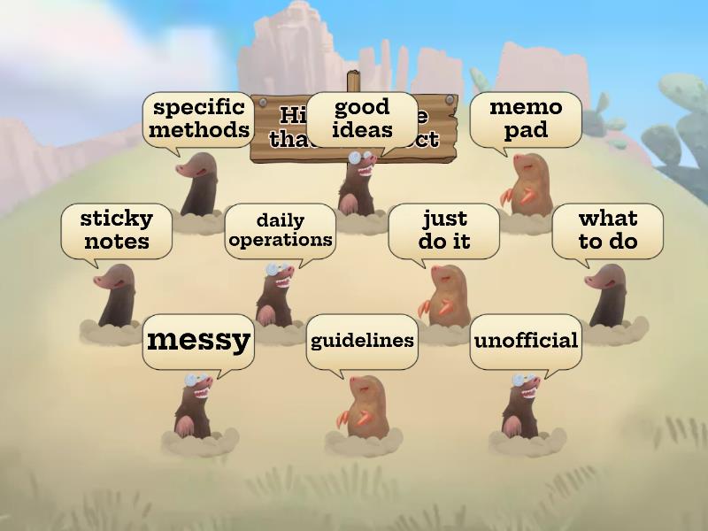 Workplace policy & procedure - Whack-a-mole