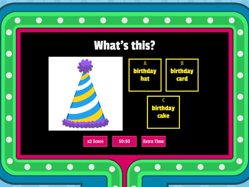 Spotlight-4. Birthday wishes! - Gameshow quiz