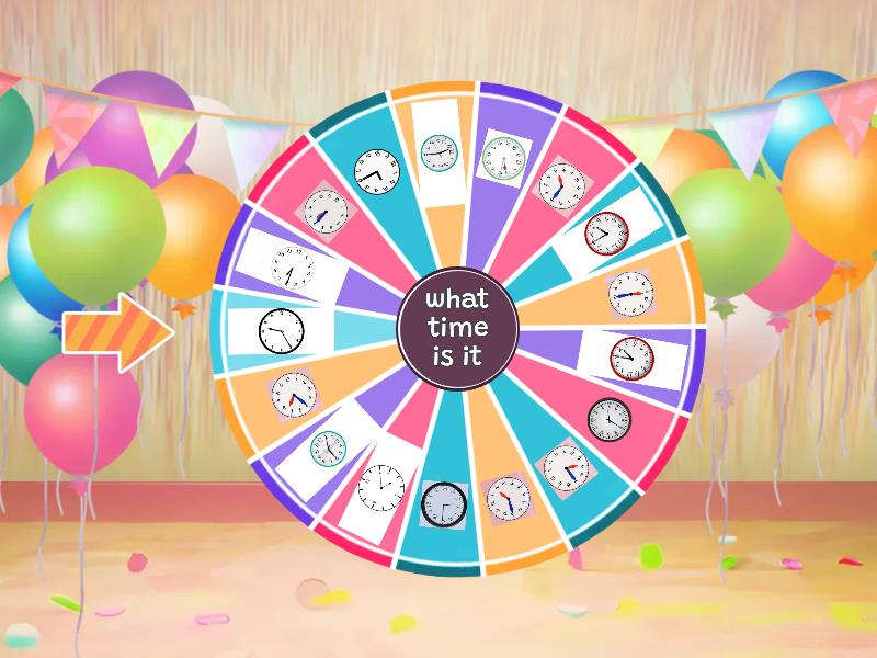 TELLING THE TIME - Random wheel