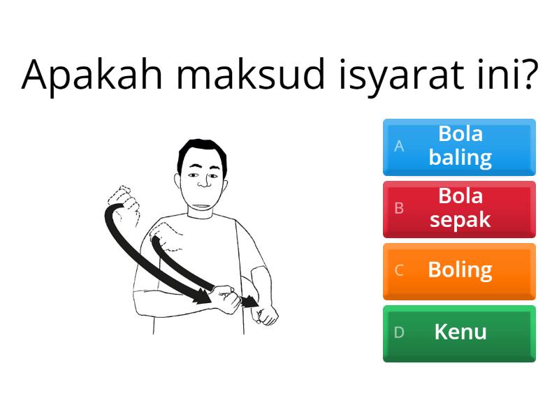 KUIZ BAHASA ISYARAT MALAYSIA (SUKAN) - Quiz