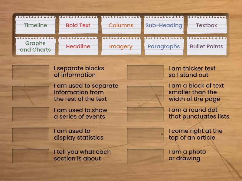 Layout Features - Match up