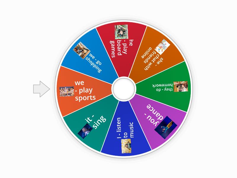ABCP-J05-PRESENT SIMPLE NEGATIVE SPEAKING - Spin the wheel