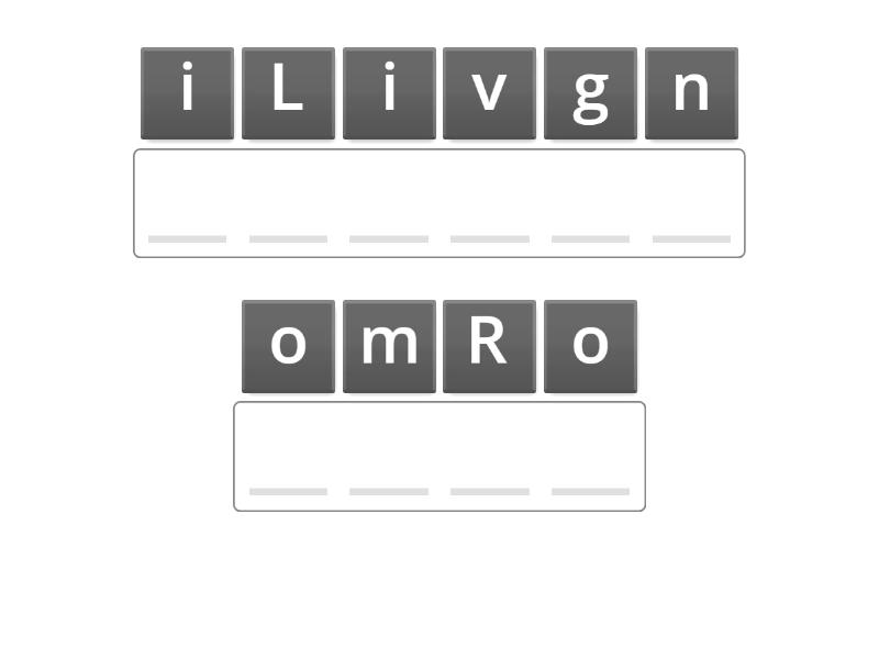 Parts of a House - Anagram