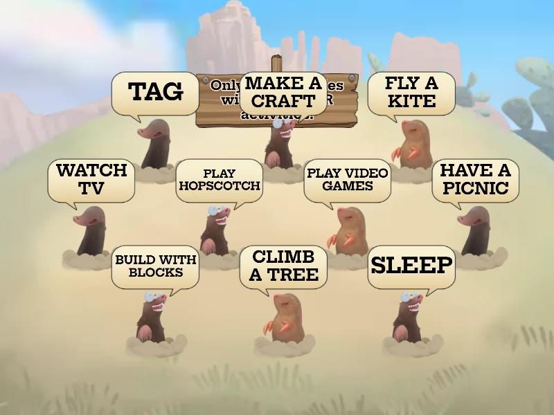 FRIENDS - Activities - Whack-a-mole