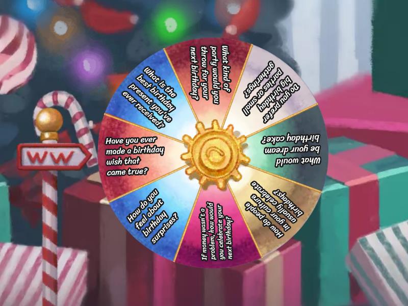 Birthday - Spin the wheel