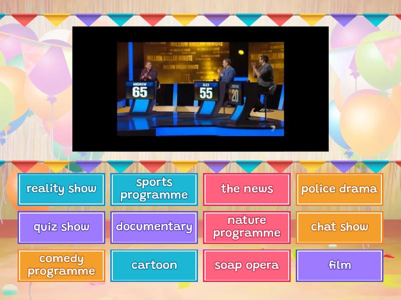 Project 2 Unit 6 (TV programmes) - Cada oveja con su pareja