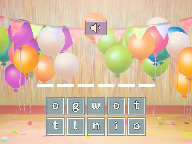 Akiva's tion game - Spell the word