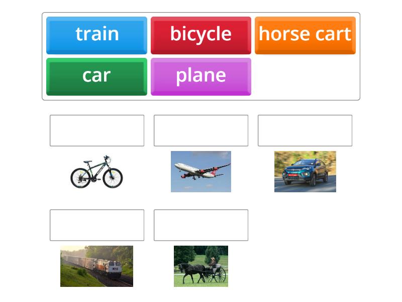TRANSPORTATION - Match up