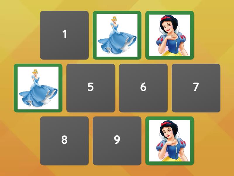 Fairy Tale - Memory Game - Matching pairs