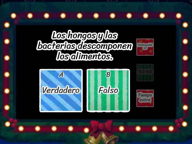 Los hongos y las bacterias. - Gameshow quiz
