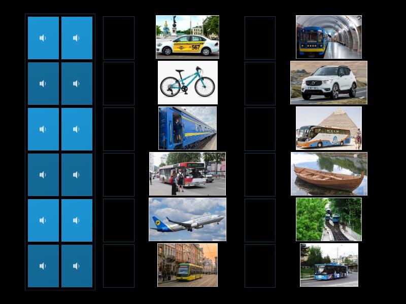 Prepare 5. Unit 14. Transport in the Town - Match up