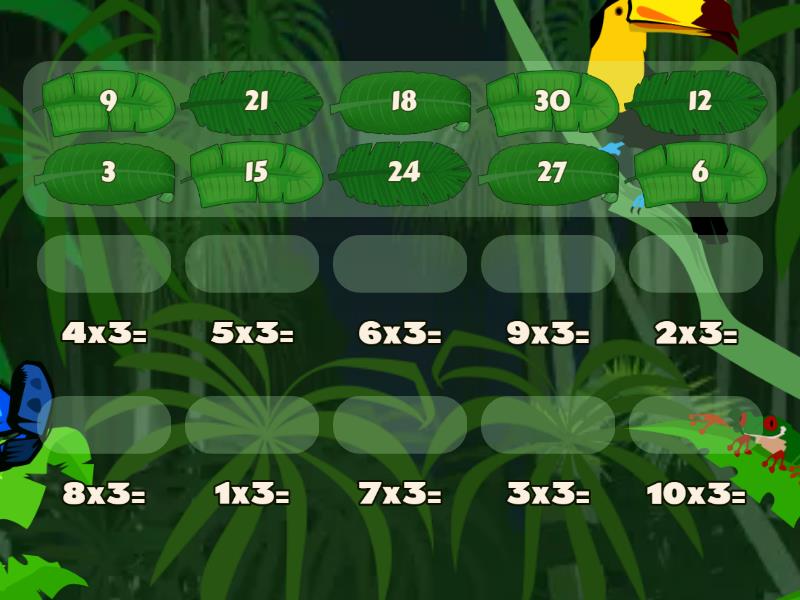 3 Times Table Challenge - Match up