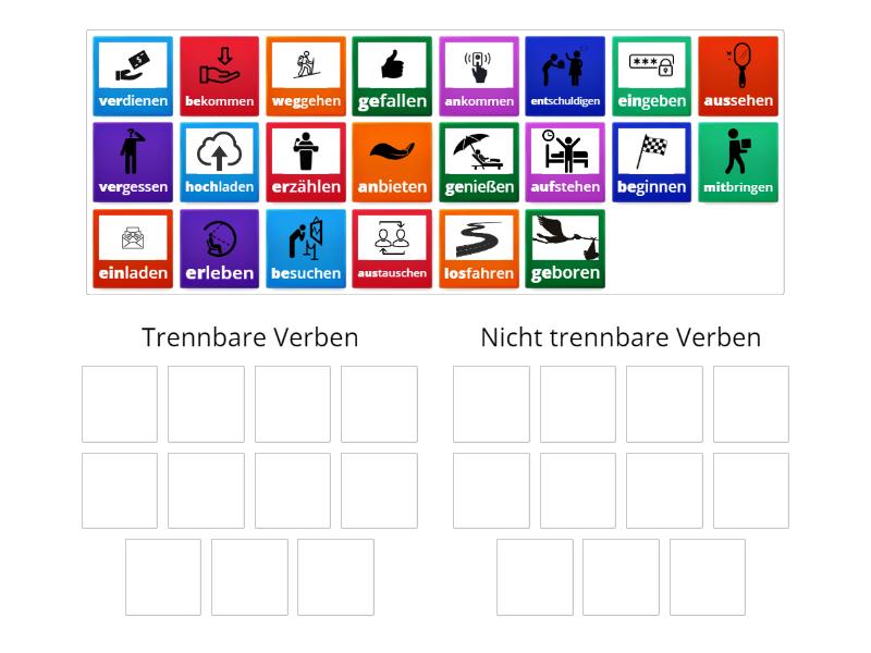 Trennbare oder nicht? - Group sort
