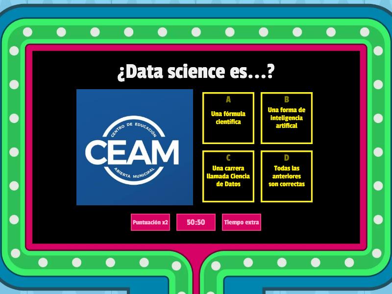 Concurso de preguntas de Orientación Vocacional CEAM - Gameshow quiz